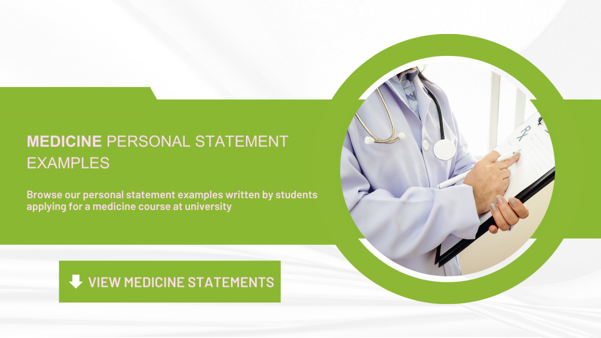 Medicine Personal Statement Examples | Studential.com